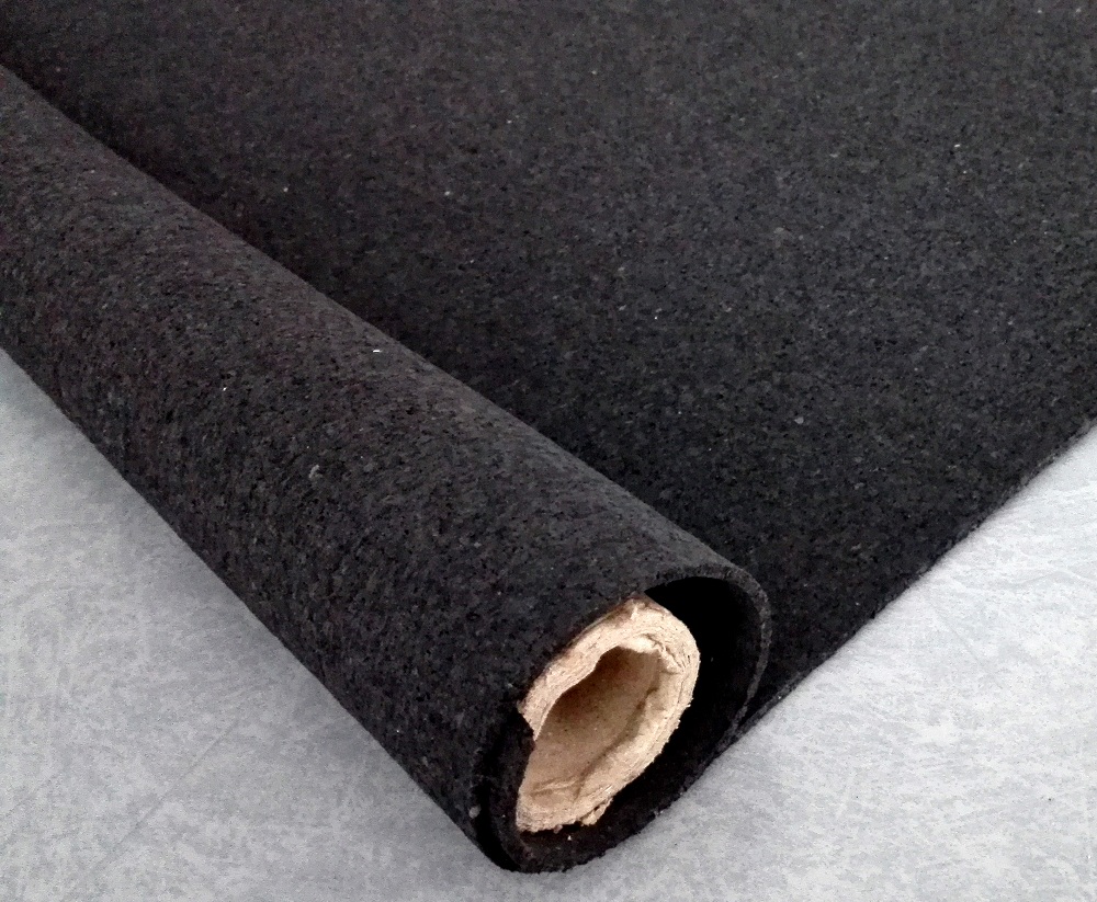 Black rubber underlay - Buy rubber underlayment, acoustic rubber ...